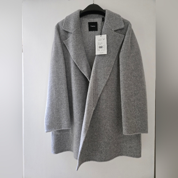 Theory | Jackets & Coats | Nwt Theoy Chevron Wool Coat | Poshmark